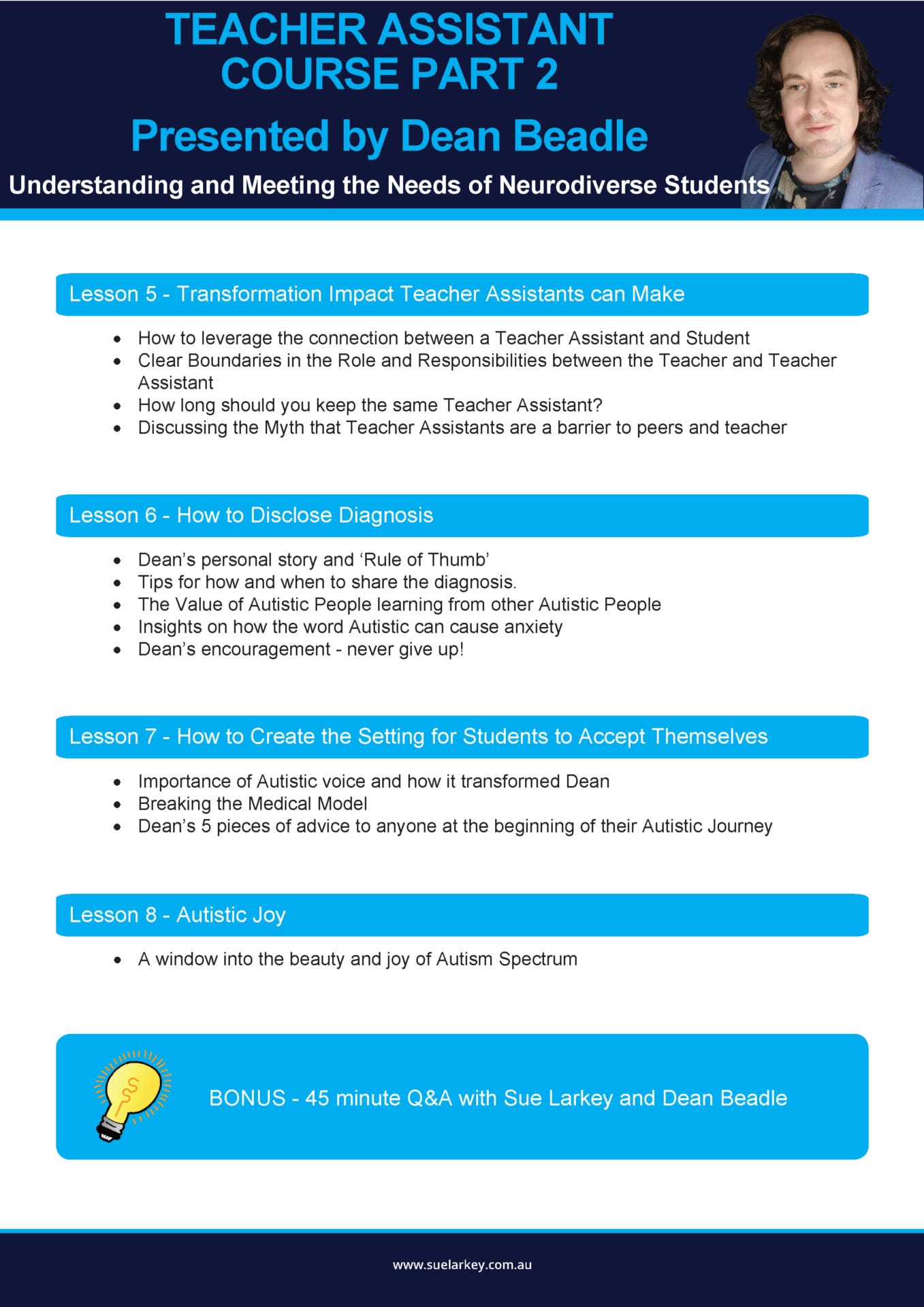 Teacher Assistants helping Students with Special Needs